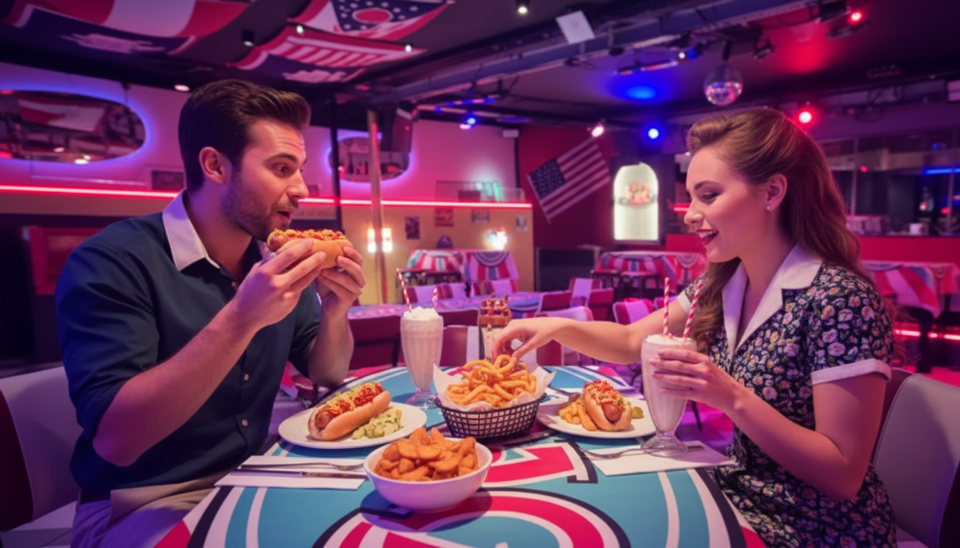 Mido‘s American Diner – HotDogs & Milkshakes – Oberhausen